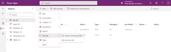 The importance of column-level security at Dataverse